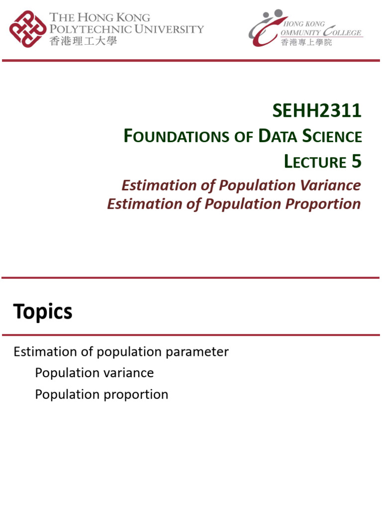Lecture 04 Pdf Estimator Bias Of An Estimator