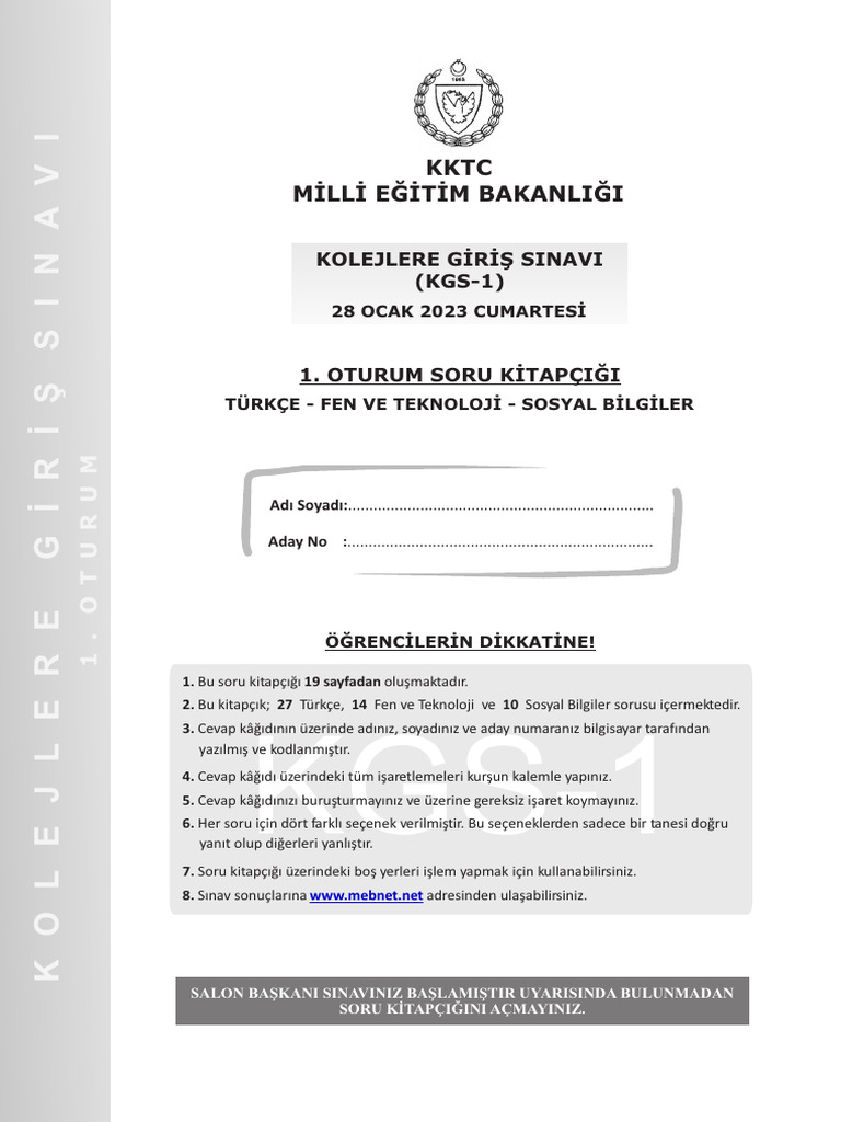 KGS12023 Otrm 1 Soru | PDF