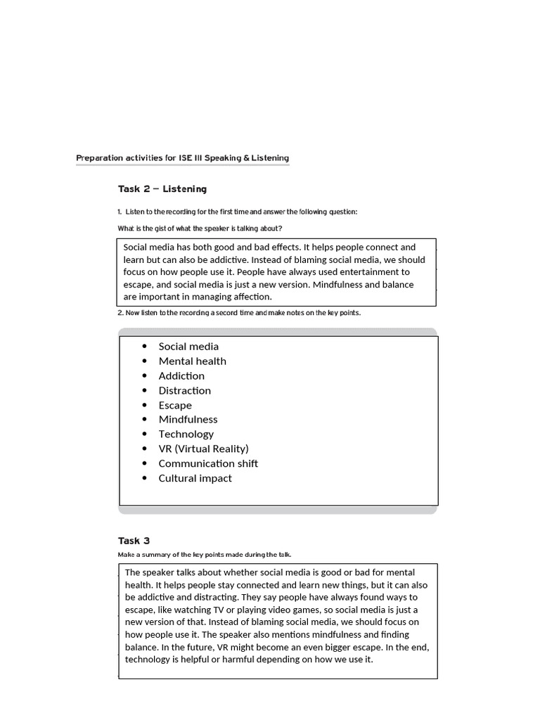 Summary Writing Worksheet (Done) | PDF