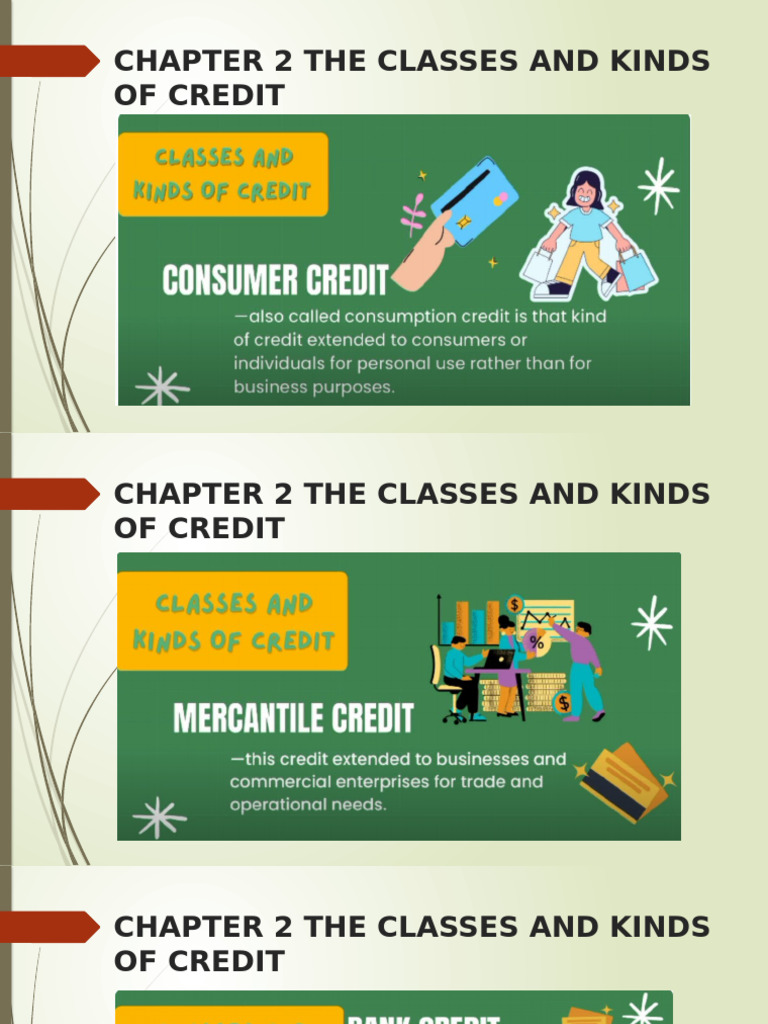 Types of Credit Sources Explained | PDF | Savings And Loan Association ...