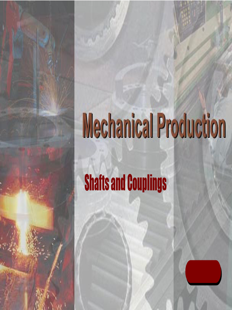Shafts and Couplings | PDF | Bearing (Mechanical) | Machines