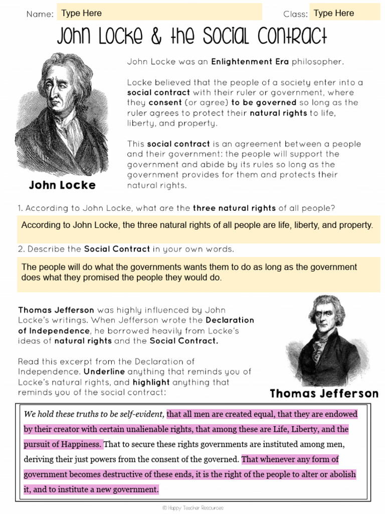 John Locke's Natural Rights Explained | PDF | Justice | Crime & Violence