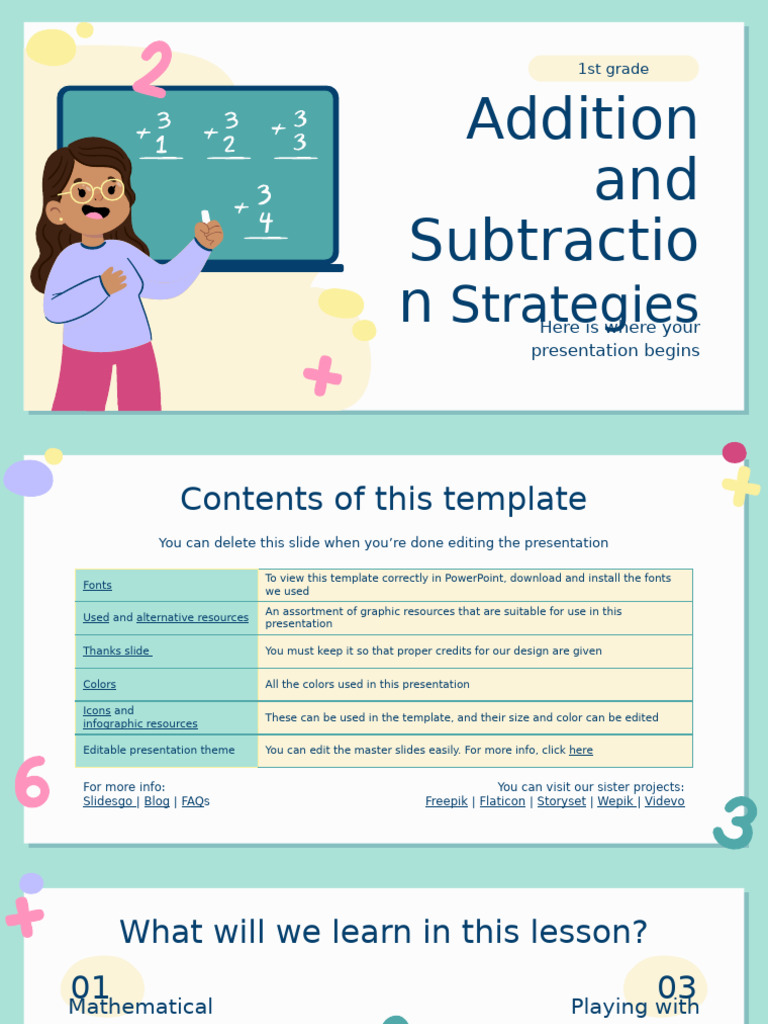 1st Grade Math Addition & Subtraction Guide | PDF | Mathematics | Concept