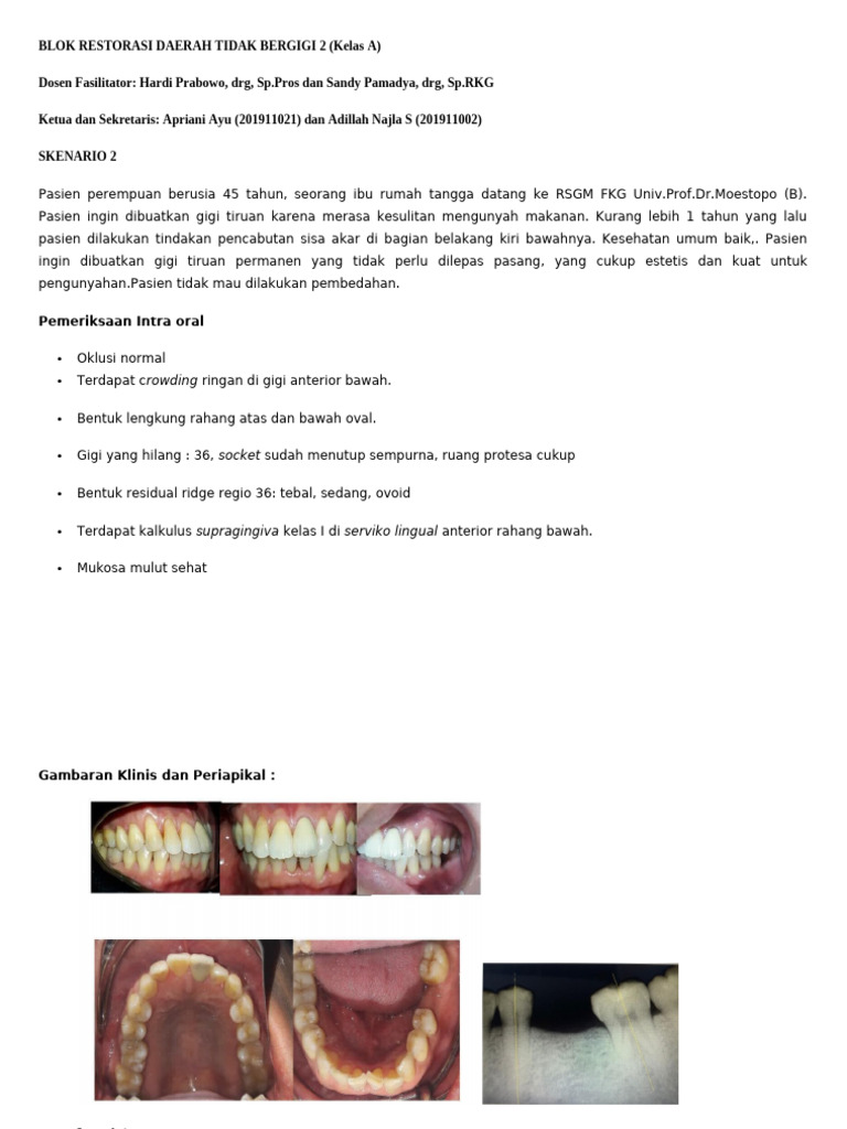 Notulensi Skenario 2 Kelas A (2019) | PDF