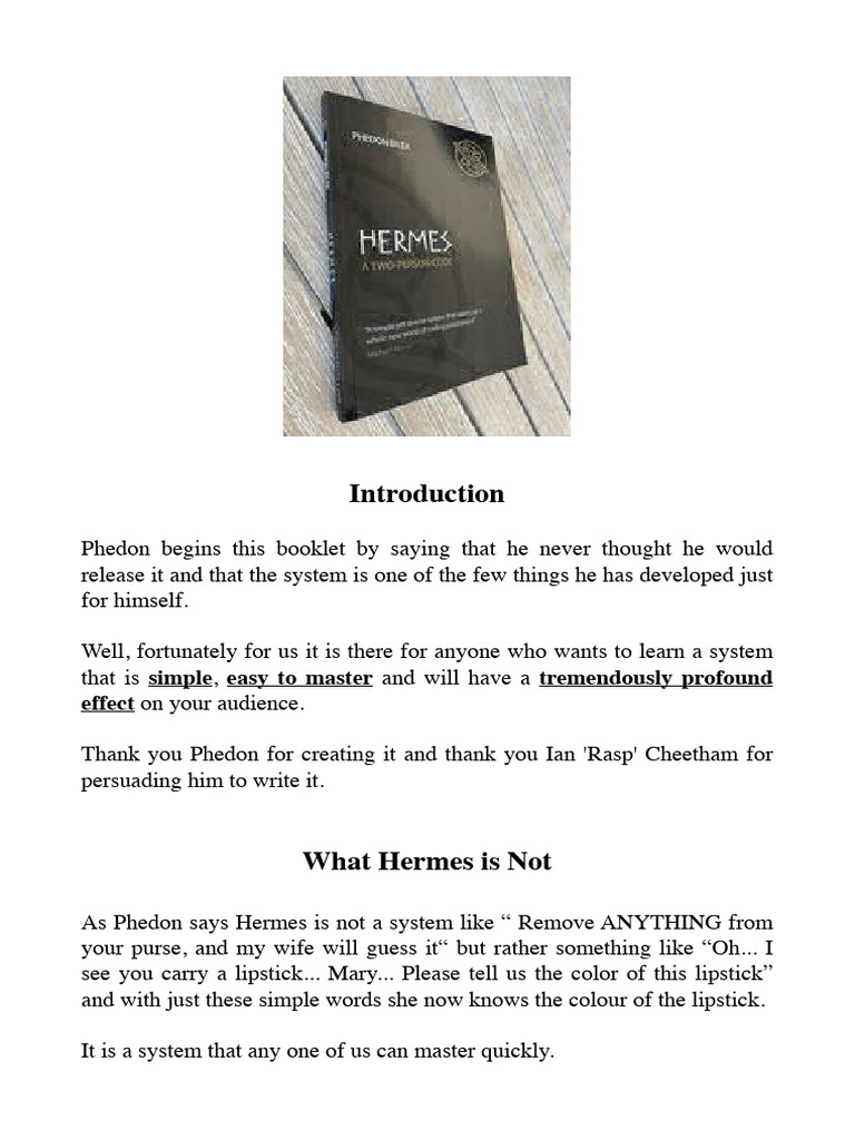 HERMES | PDF