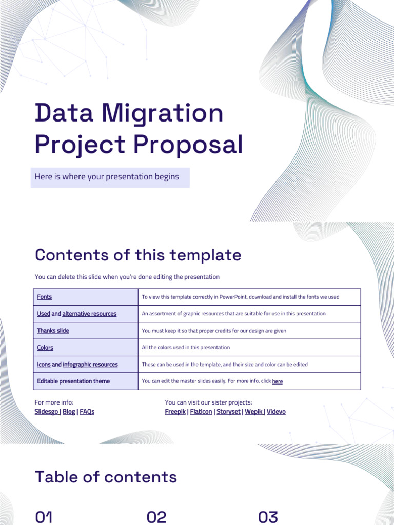 Data Migration Project Proposal Guide | PDF | Expense | Customer ...
