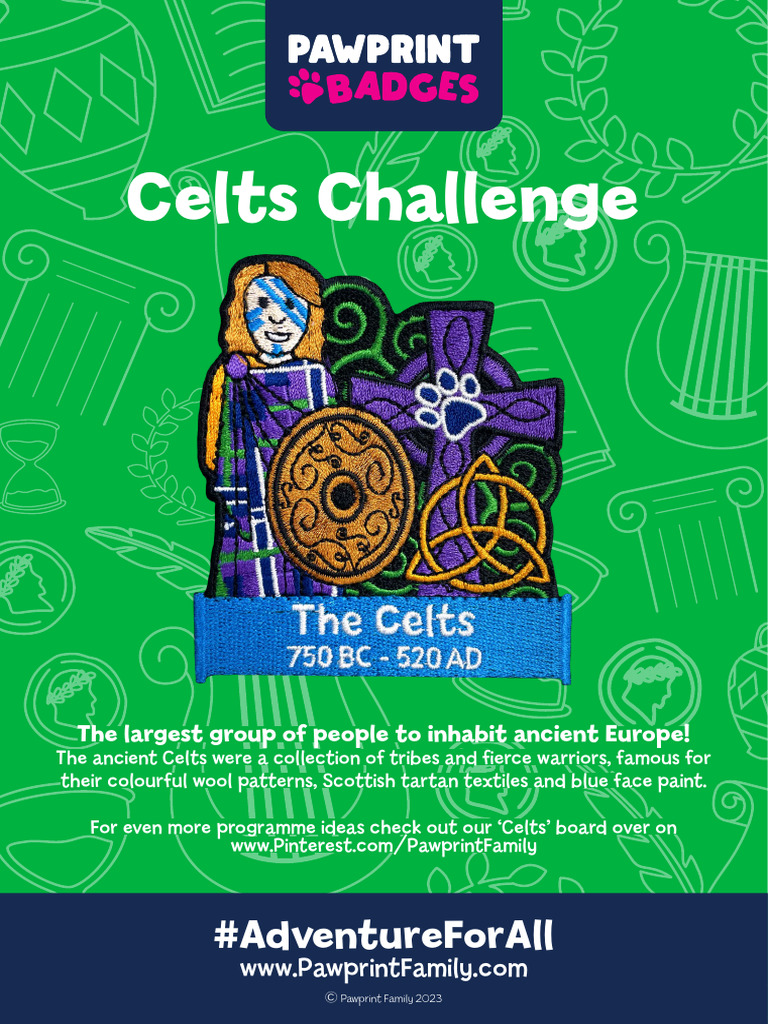 Celts Challenge Badge Activity Pack | PDF | Celts | Breads