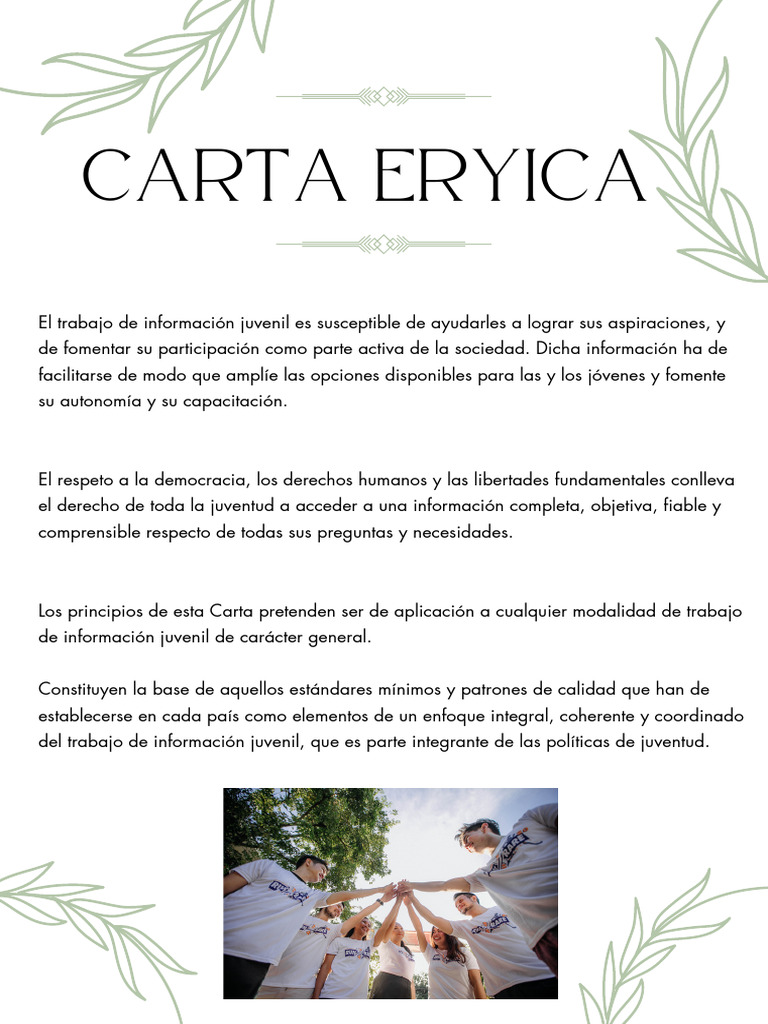 Cartel Eryica | PDF | Información