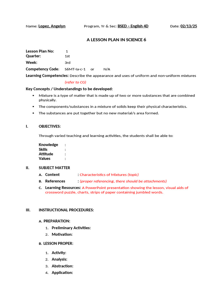 Inbound 2533635696108071413 | PDF | Lesson Plan | Curriculum