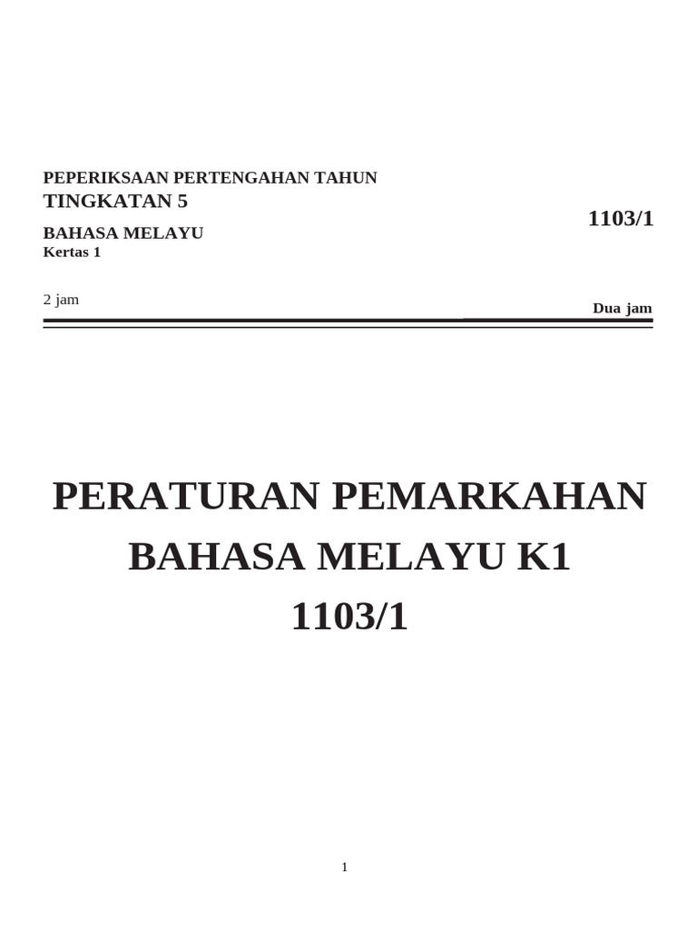 Skema K1 PPT T5 | PDF