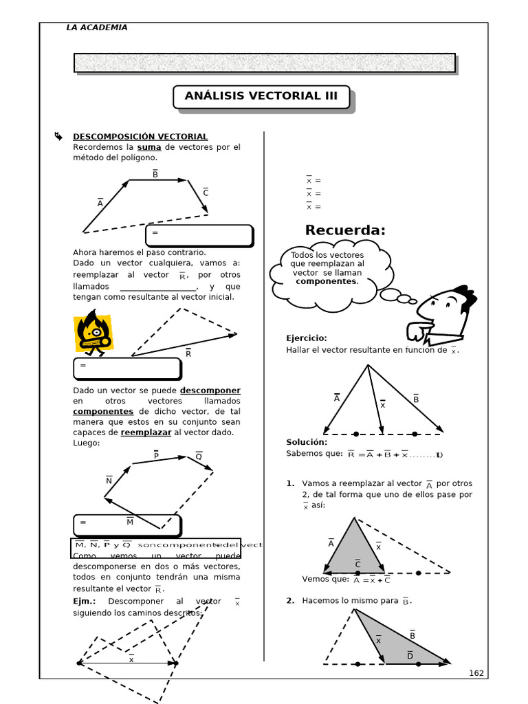Análisis Vectorial III | PDF | Vector Euclidiano | Geometría del plano euclidiano