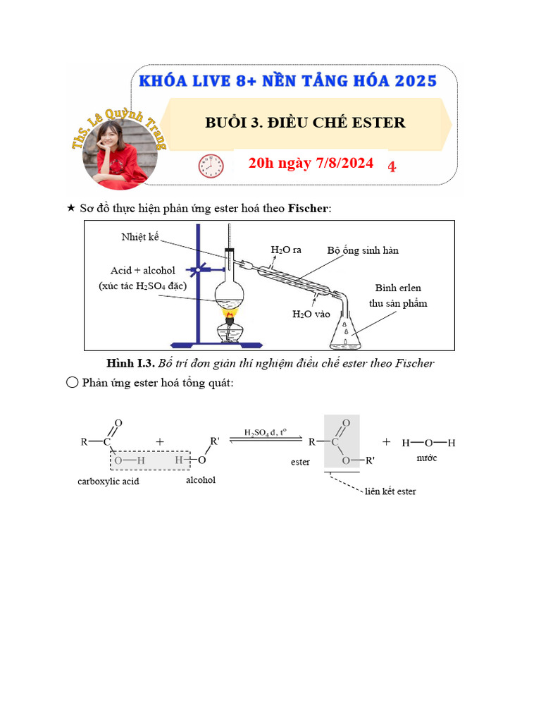 hóa b3 bt điều chế ester | PDF