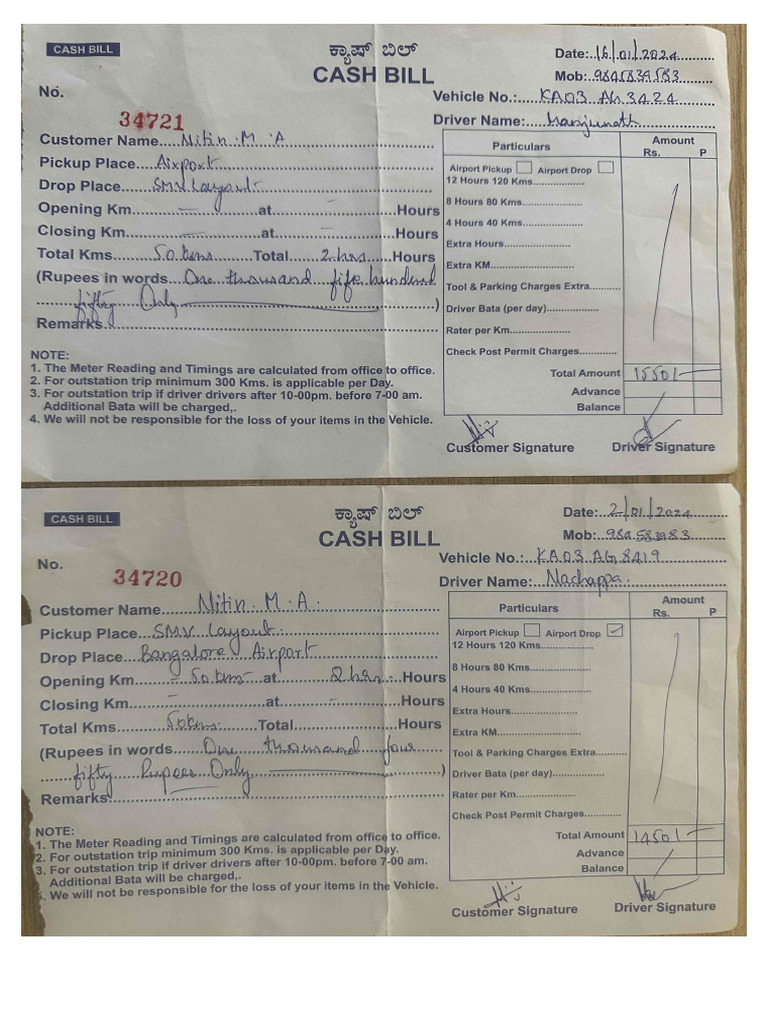 Jan 2025 Pune Bills | PDF