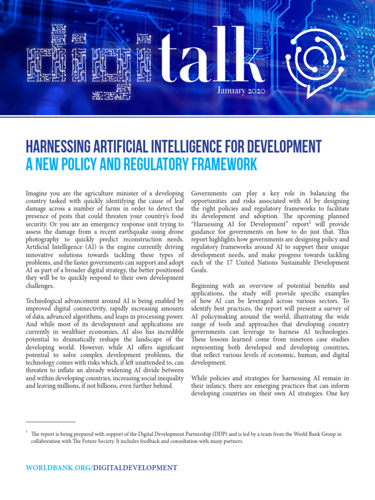 Supporting AI Development in Governments | PDF | Artificial ...