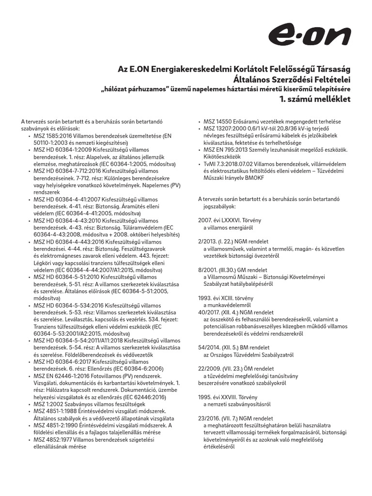 SOLAR ASZF 1 SZ Melleklet | PDF