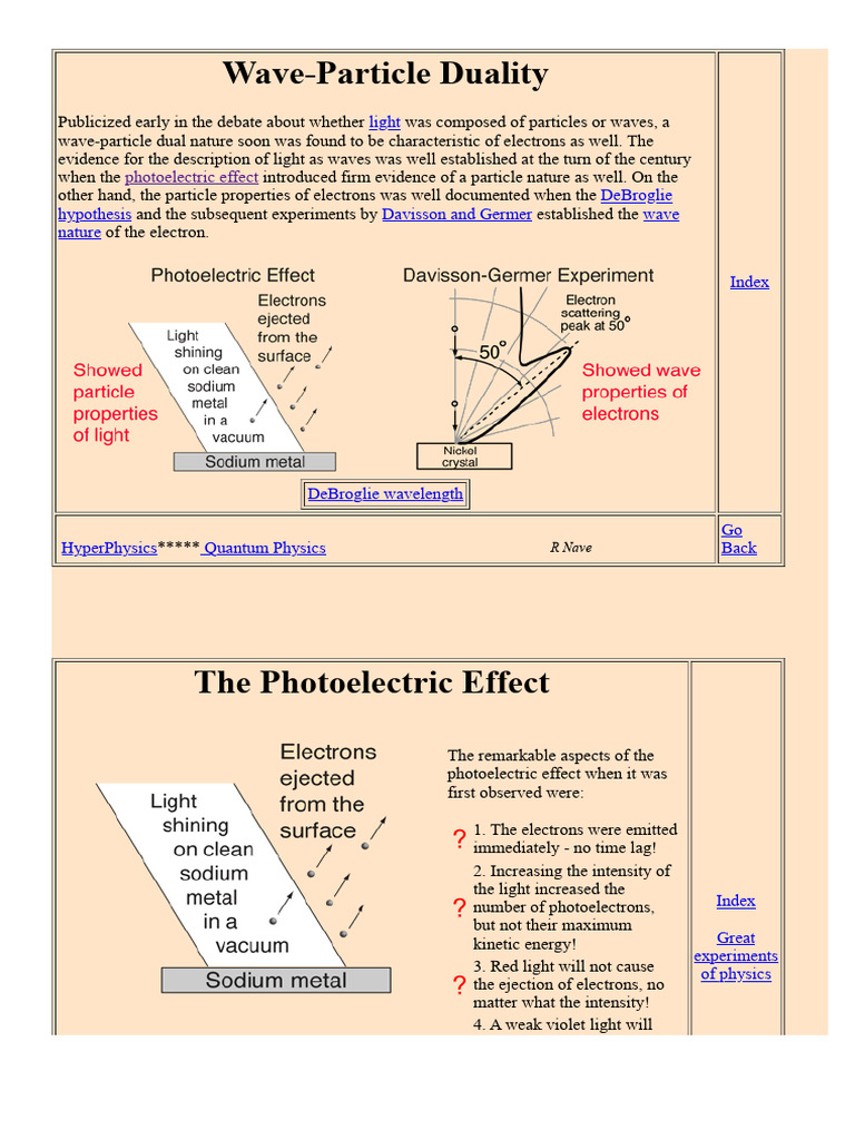 photoelectric effect | PDF | Light | Photoelectric Effect