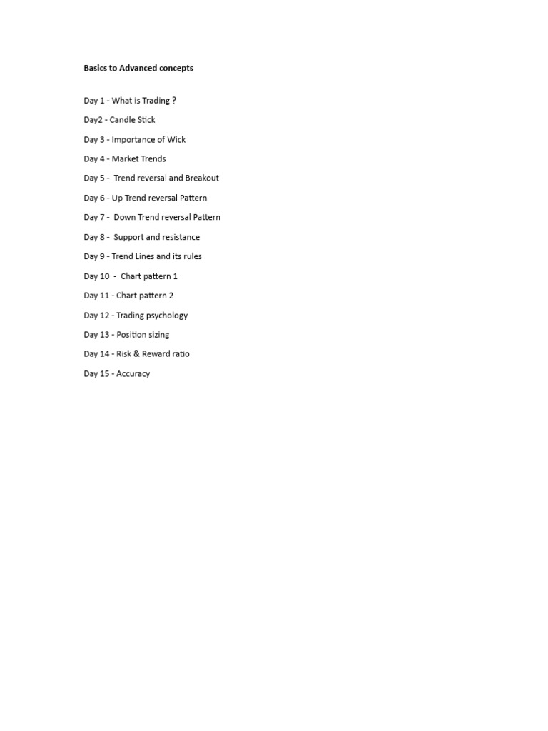 Basic To Advanced Concepts | PDF