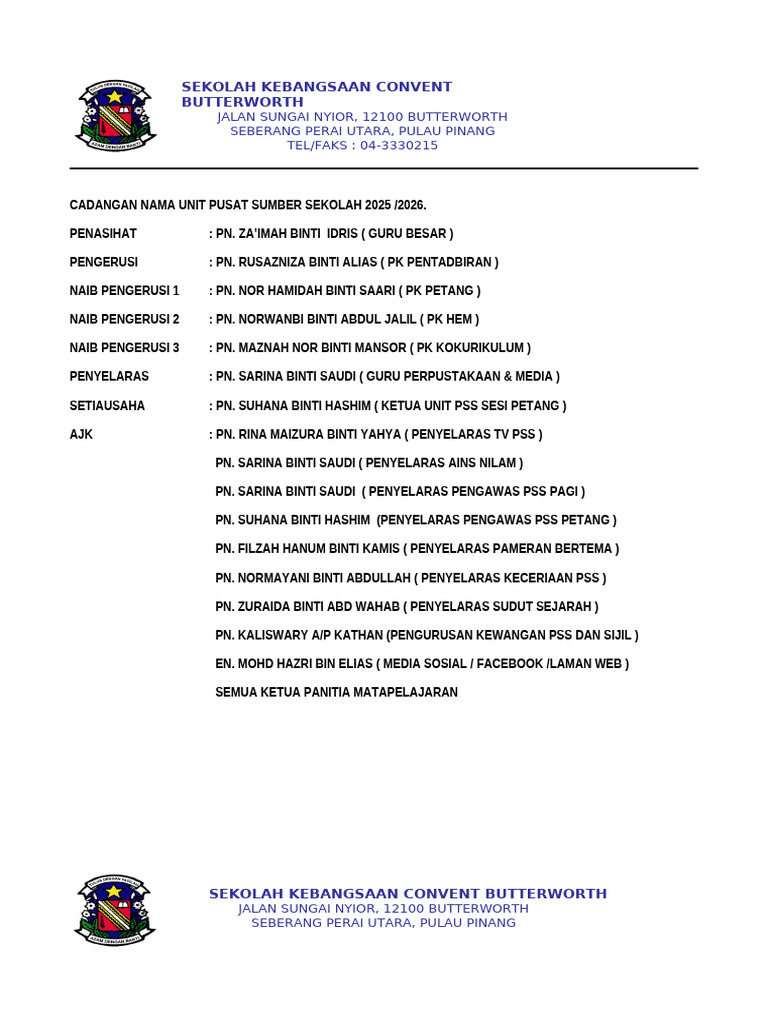 AJK UNIT PSS SESI 20252026 | PDF