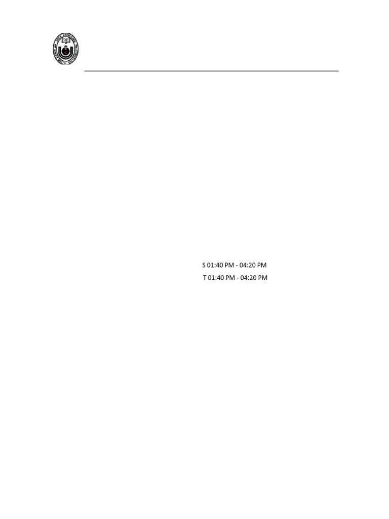 CSE 331 - S7 - S8 - Summer - 24 - New Course - Outline | PDF | Embedded ...