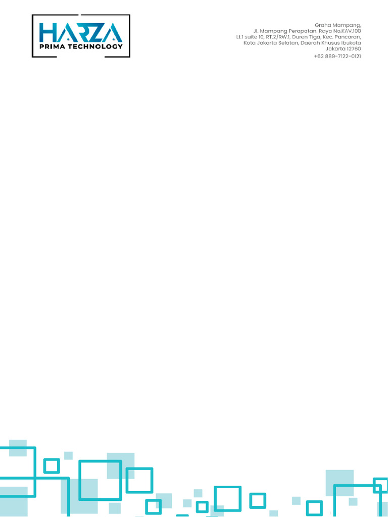 Kop Surat PT Harza | PDF