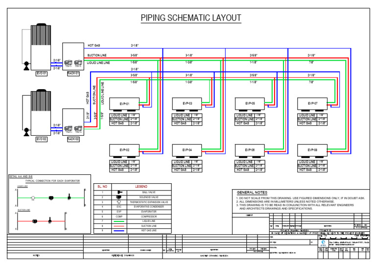 Piping Schematic Layout Details | PDF | Chemical Engineering | Liquids