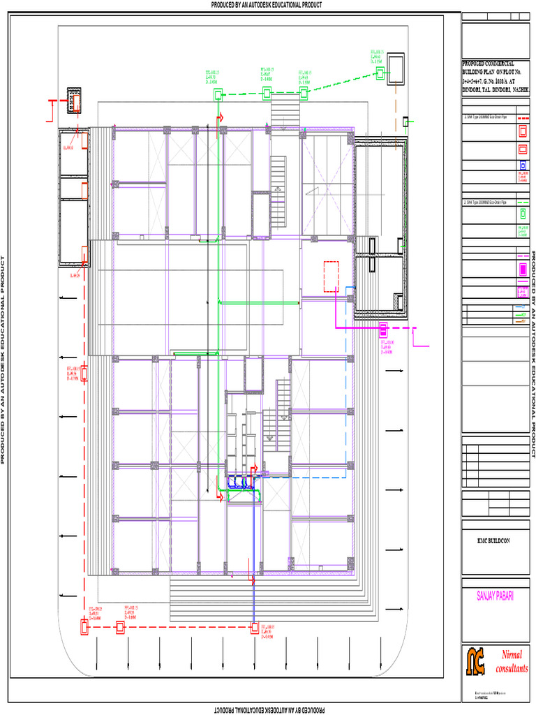 External Plumbing Layout Design | PDF | Storm Drain | Water And The ...