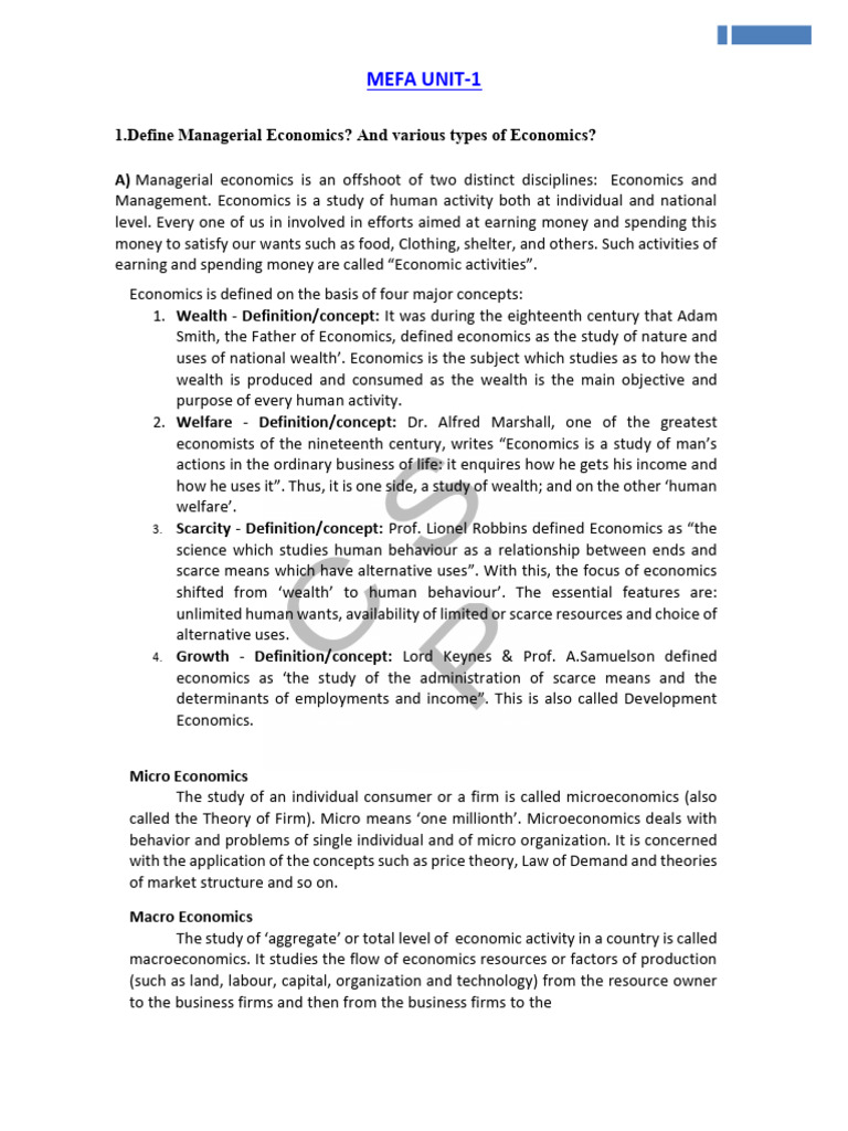 Mefa All Units Answers | PDF | Demand | Elasticity (Economics)
