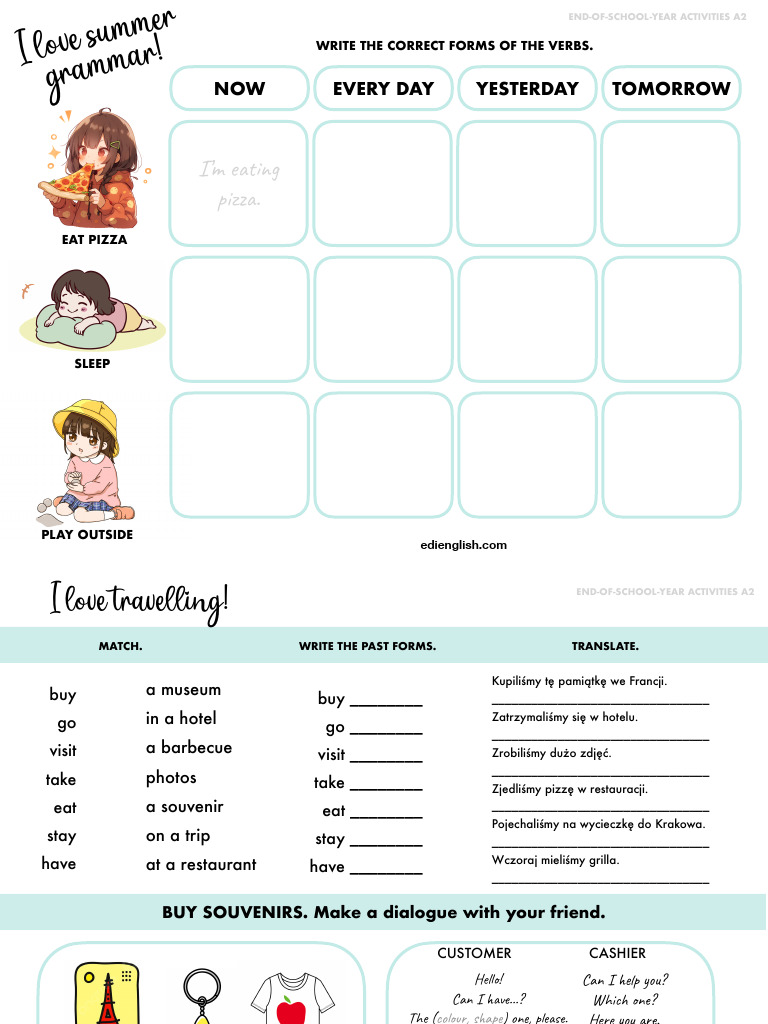 End-of-School-Year Activities Guide | PDF | Teachers