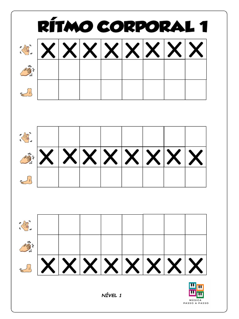 Ritmo, tempo, pulsação e metrônomo - Ritmo corporal 2 | PDF