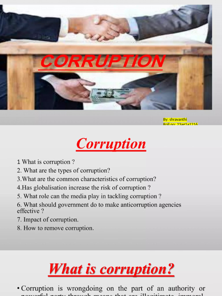 Corruption | PDF