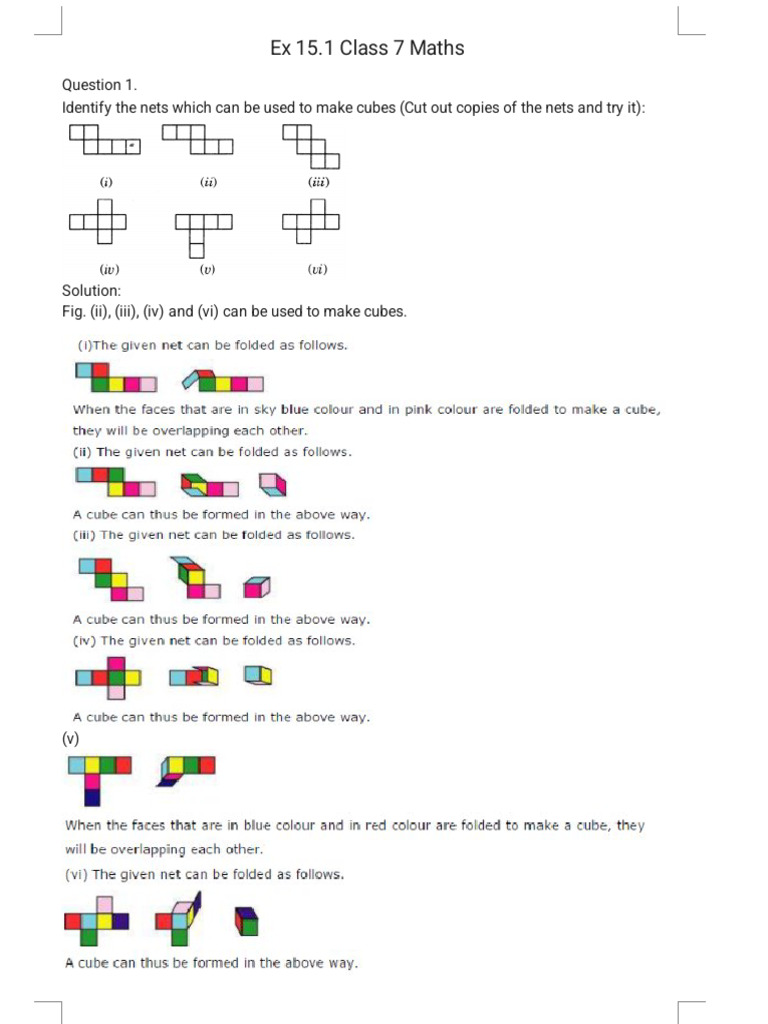 Visualising Solid Shapes - CL - 7 | PDF | Polytopes | Geometry