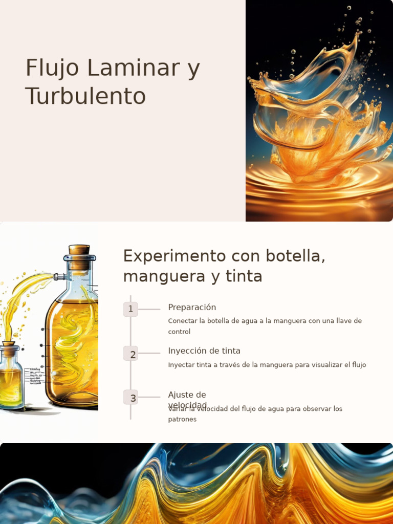Flujo Laminar y Turbulento | PDF