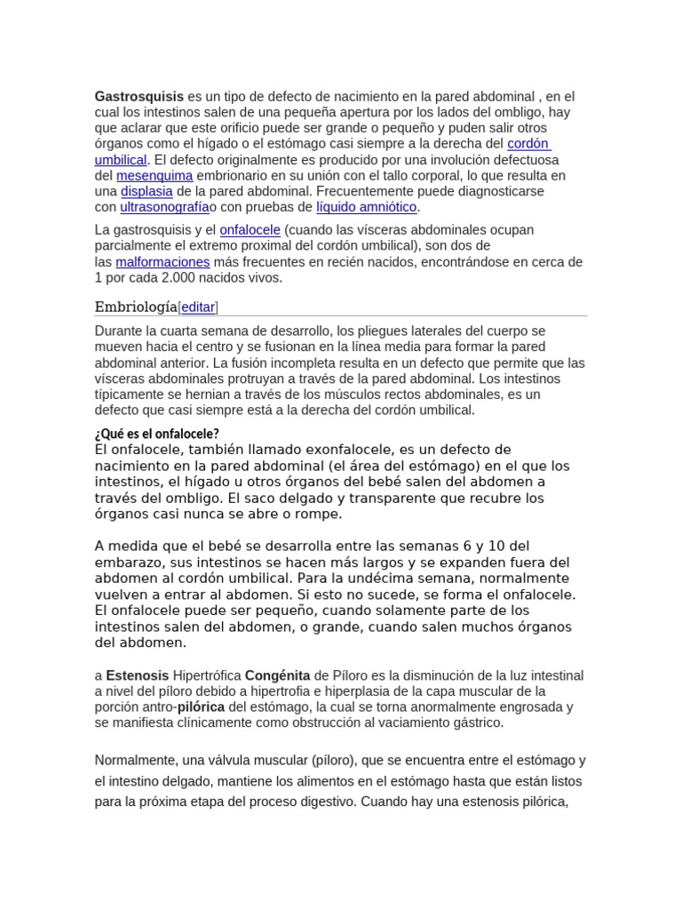 Defectos congénitos comunes en recién nacidos | PDF | Anatomía ...
