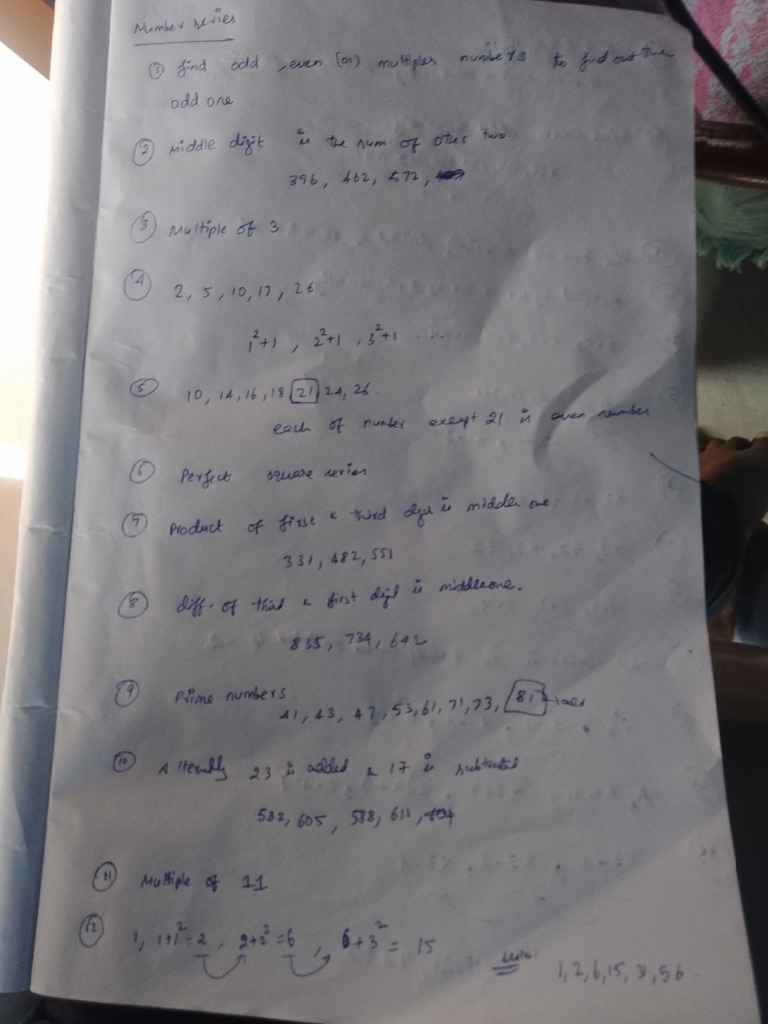 IndiaBix Number Series Guide | PDF