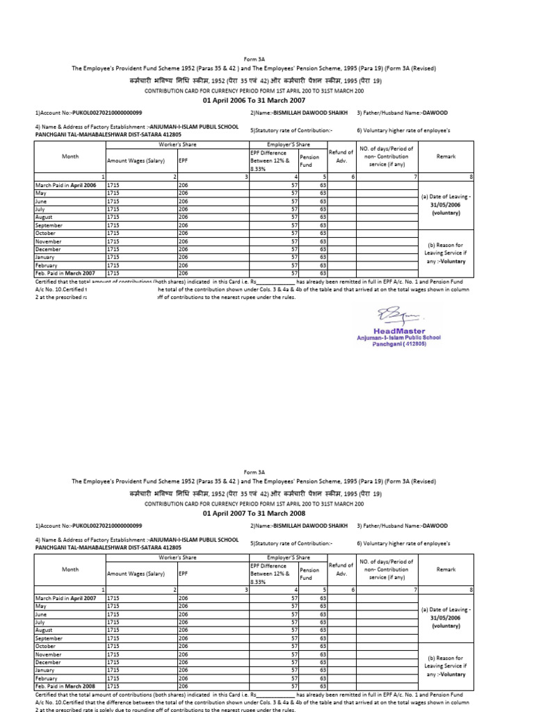 3A | PDF | Employment | Pension