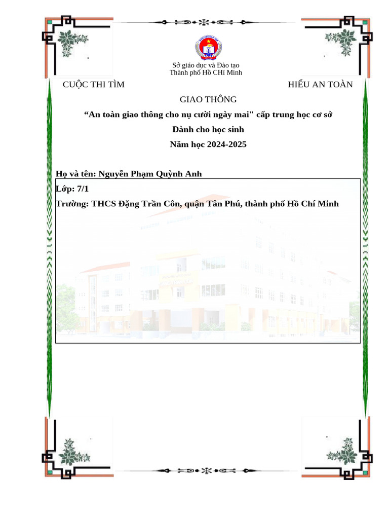 Bai Lam-Quynh Anh | PDF