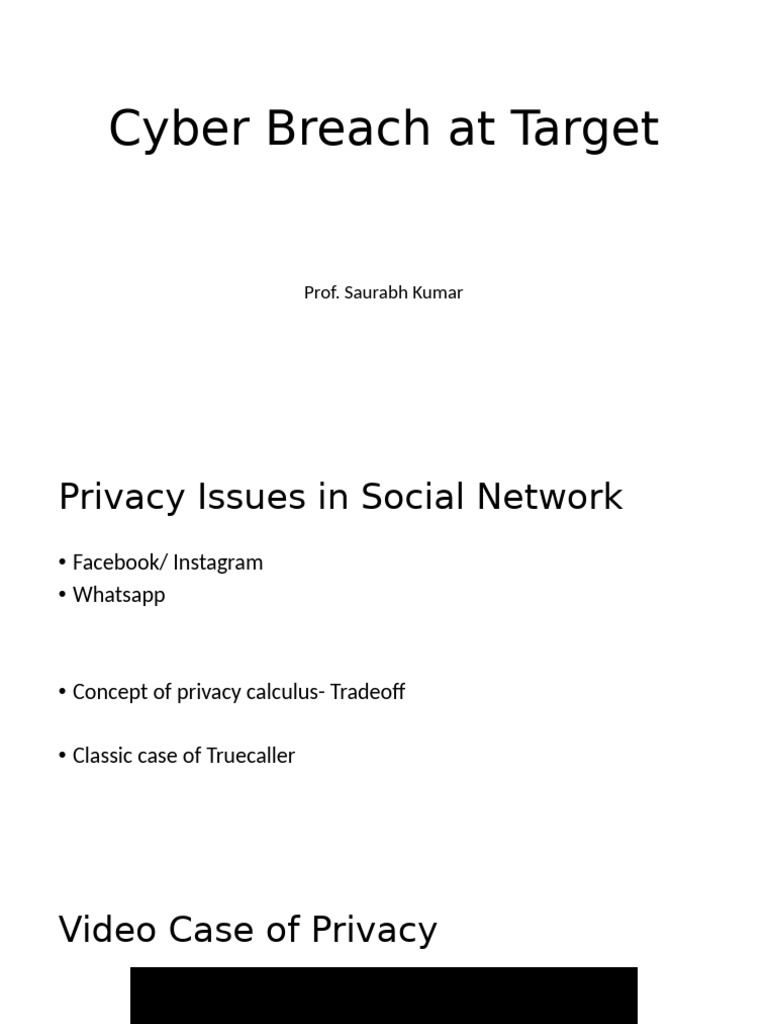 Target PPT | PDF | Privacy | Target Corporation