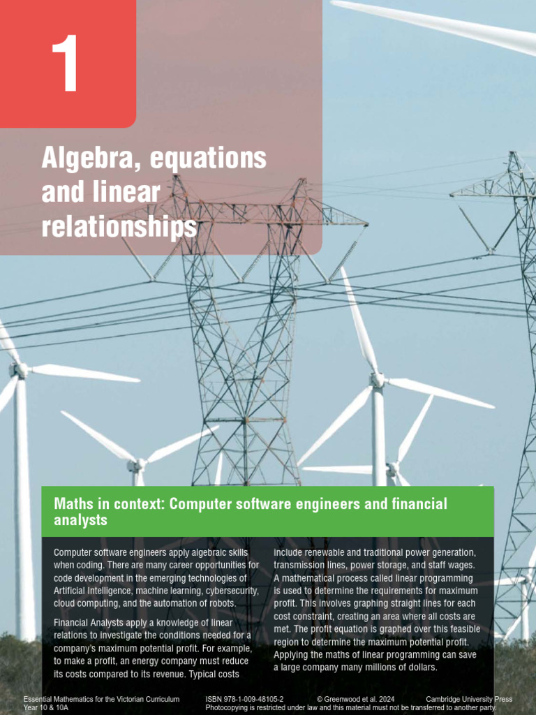 EMVIC103ed Ch01 | PDF | Algebra | Equations