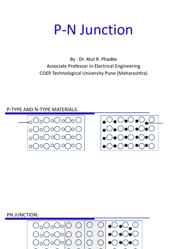 Understanding PN Junctions in Semiconductors | PDF | P–N Junction ...