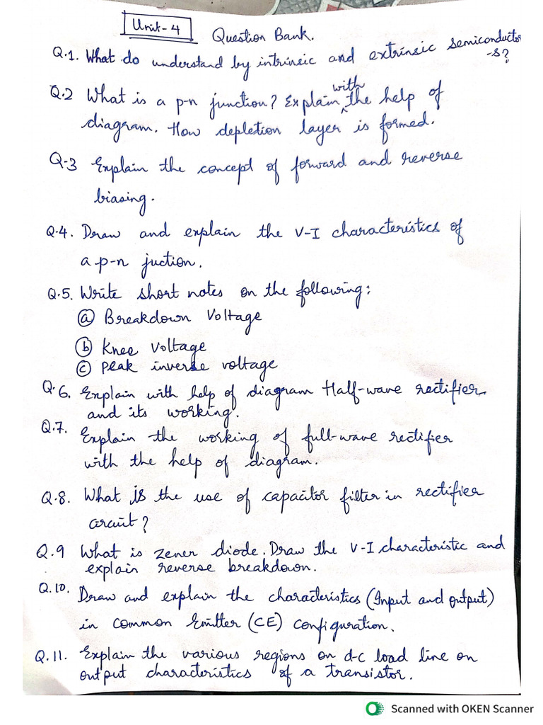 BEEE question Bank_unit4&5 | PDF