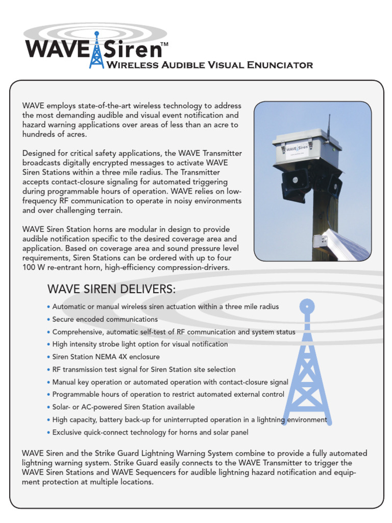 Wave Siren v9 | PDF | Antenna (Radio) | Transmitter