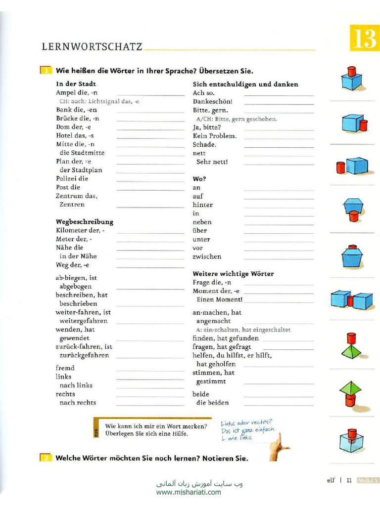 Wortschatz A1.2 | PDF