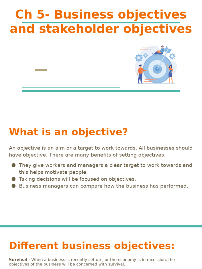 Business Objectives and Stakeholder Objectives | PDF | Social ...
