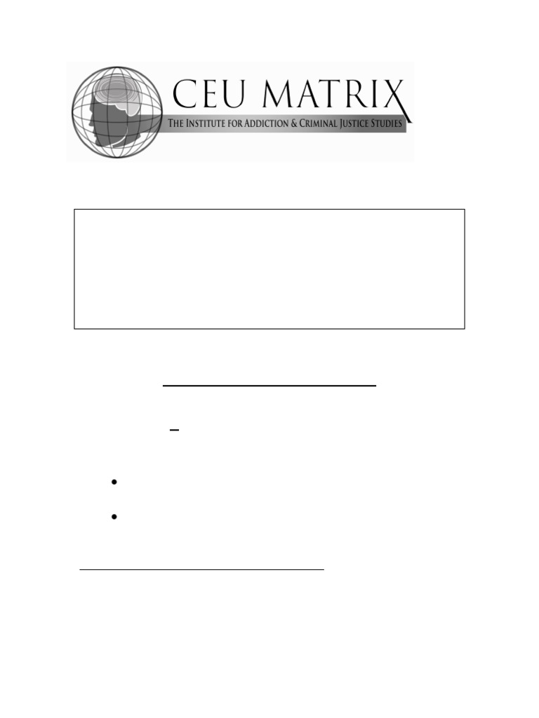 CBA_1_Module1-ReTemplated-2024 | PDF | Cognitive Behavioral Therapy | Substance Abuse