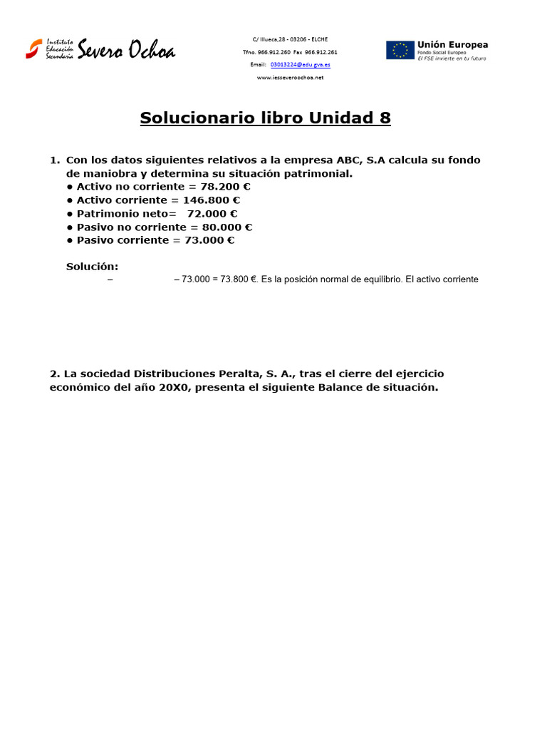 Ejercicios Resueltos LIBRO T8 CFI | PDF | Liquidez de mercado | Deuda