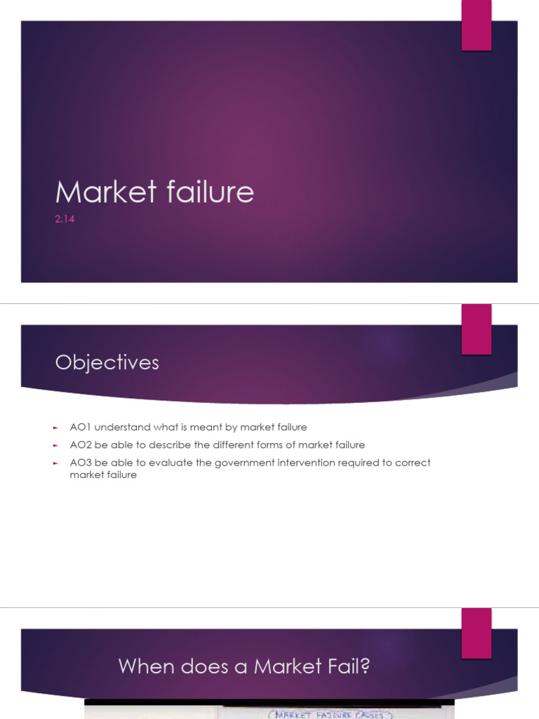 Understanding Market Failure and Solutions | PDF | Market Failure ...
