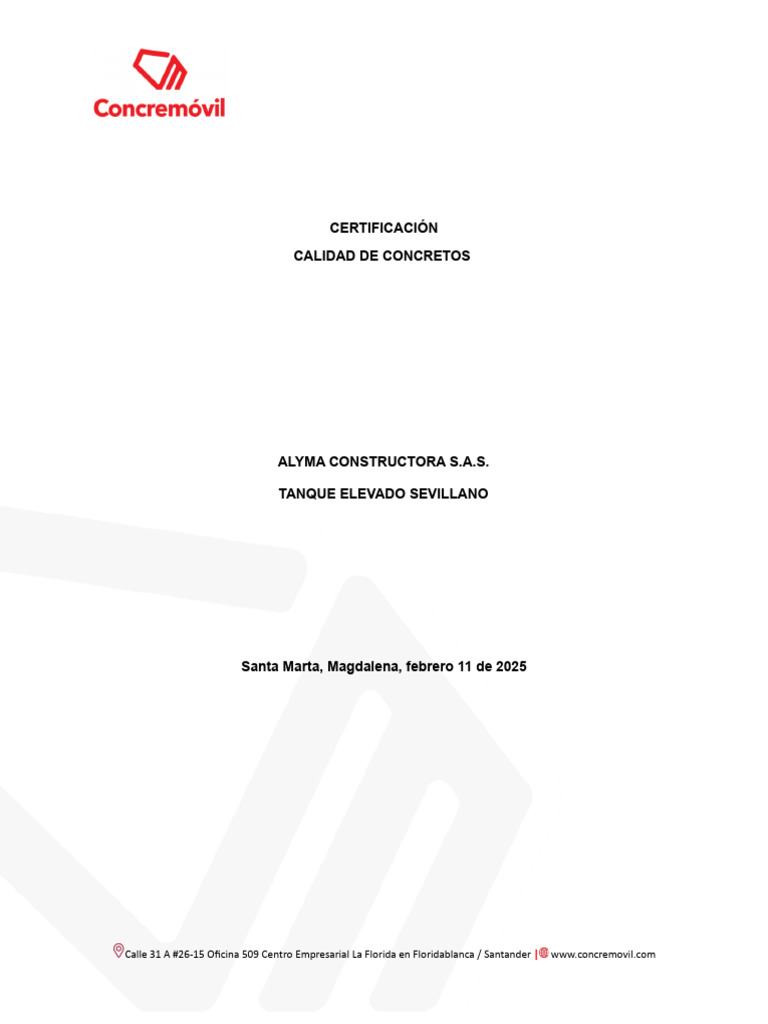 Rca-Cie-2025-2-11-Alyma Constructora | PDF | Hormigón | Ingeniería de Edificación