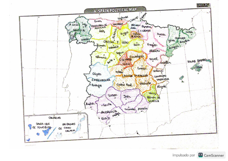 Mapa Politico España | PDF