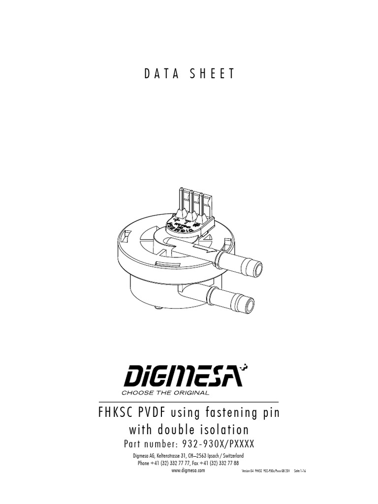 DIGMESA 932-930x_Pxxxx_GB_24V_V04 | PDF | Manufactured Goods | Electronics