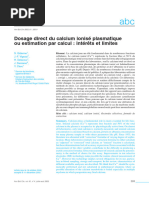 Correction de CA Totale Et Ionisé | PDF | Calcium